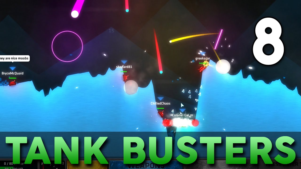[8] Tank Busters (Let's Play ShellShock Live w/ GaLm and Friends) - YouTube