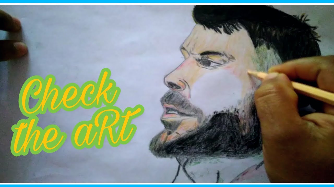 See How it's simple to draw David Warner😁 - YouTube