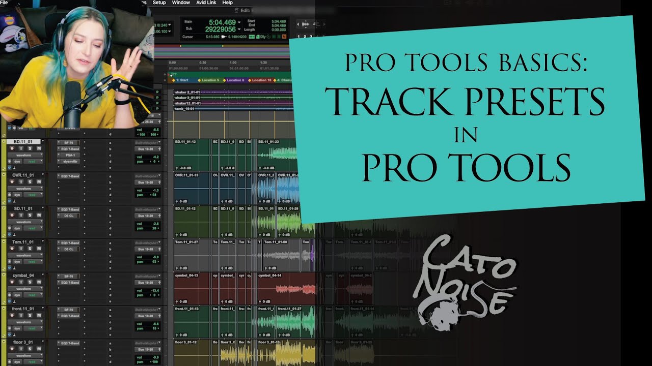 Pro Tools Basics: Using Track Presets - YouTube