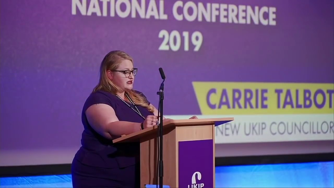 Carrie Talbot speech at UKIP conference 2019 - YouTube