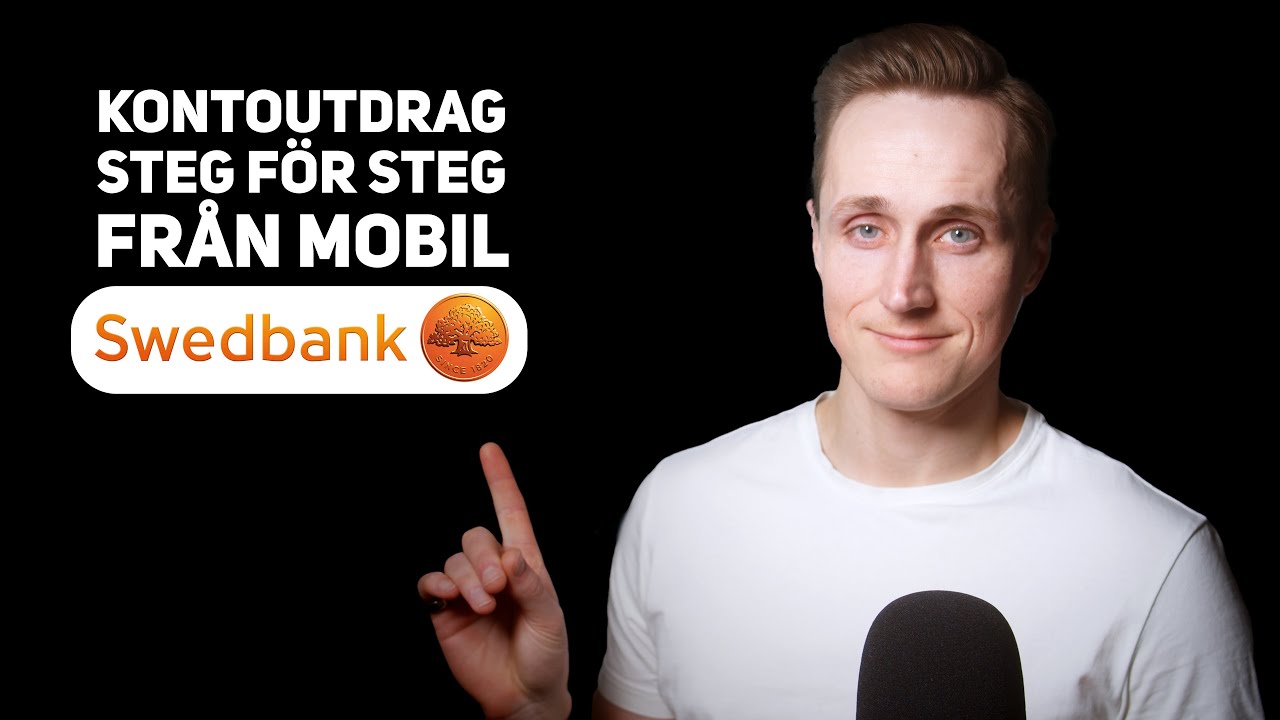 Swedbank Kontoutdrag - STEG FÖR STEG från MOBILEN! - YouTube