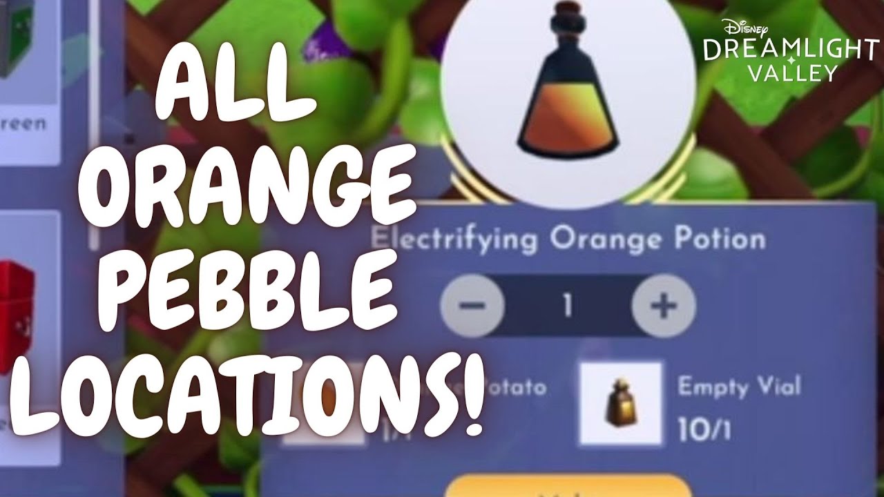 Orange Pebble GUIDE AND ALL 20 LOCATIONS! (Blue Potato SECRET ...