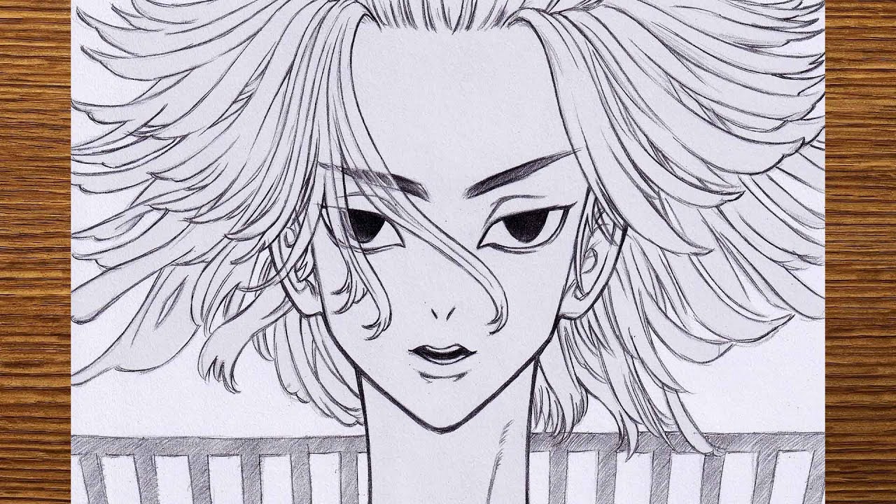 How to draw Mikey from Tokyo Revengers | anime drawing step by step ...