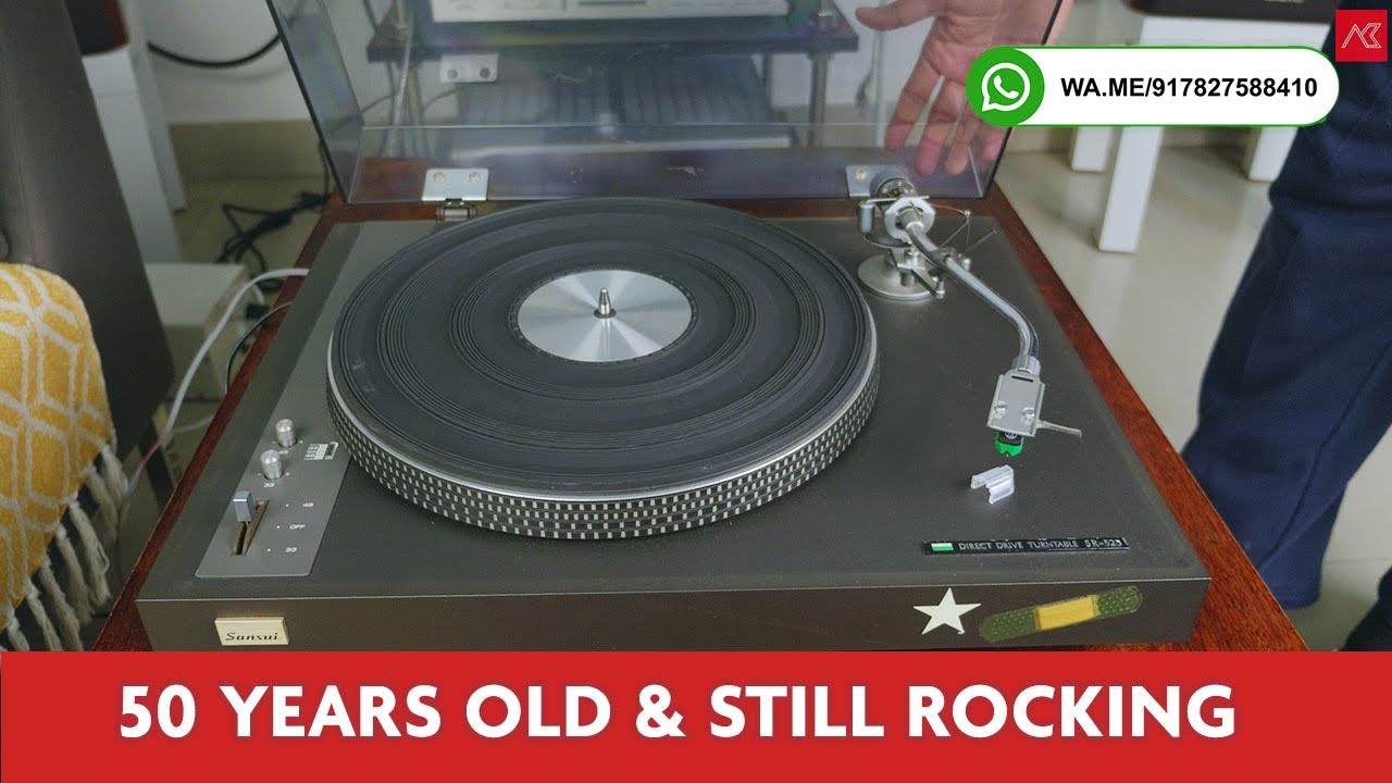 Vintage Sansui SR-525 Turntable Review Mid-70s Direct Drive Classic ...