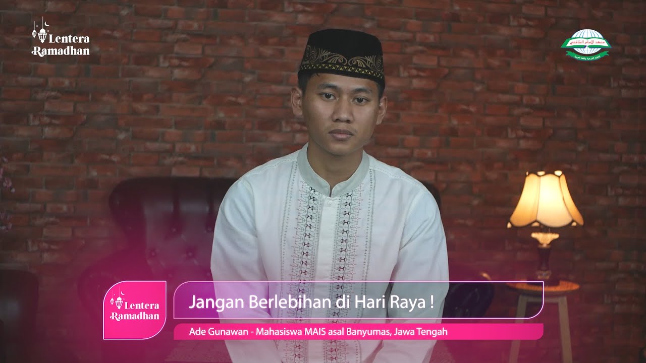 Kultum Ramadhan | Jangan Berlebihan Di Hari Raya - Ade Gunawan, MAIS ...