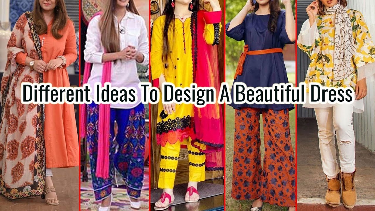 Different Ideas To Design A Beautiful Dress //2023 Dess Designing Ideas ...