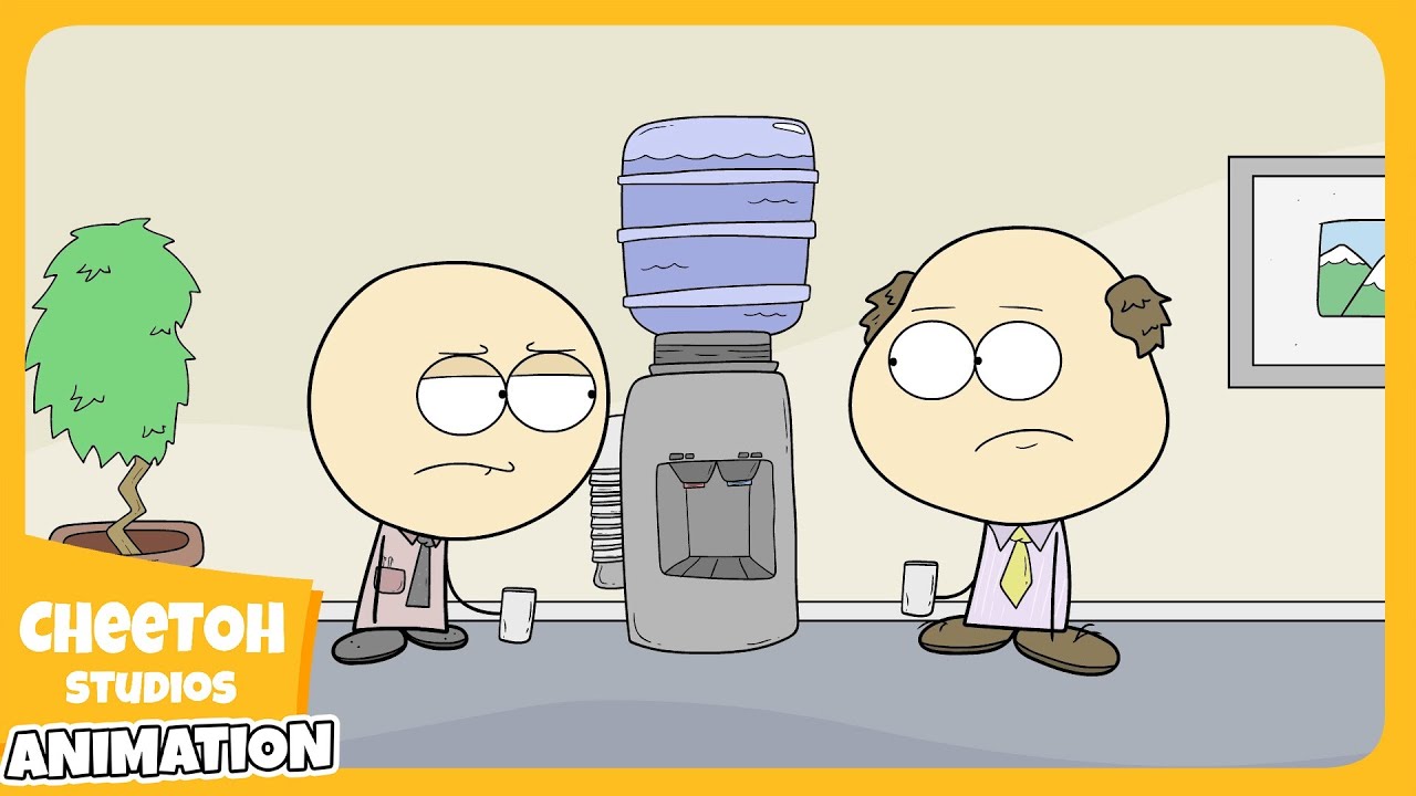 Water Cooler Talk Cartoon Small Talk By The Water Cooler : R/sketches