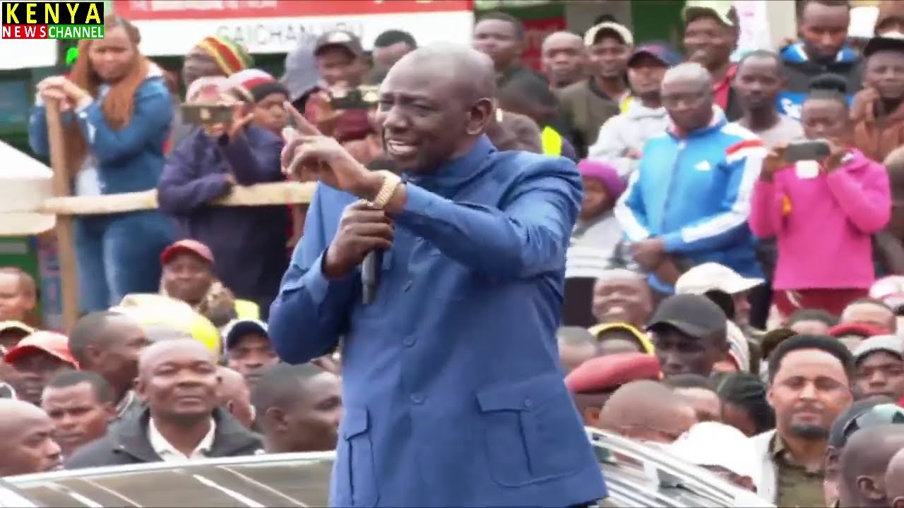 LIVE - RUTO ADDRESSES THE NATION FROM ITHANGA IRRIGATION WATER PROJECT ...