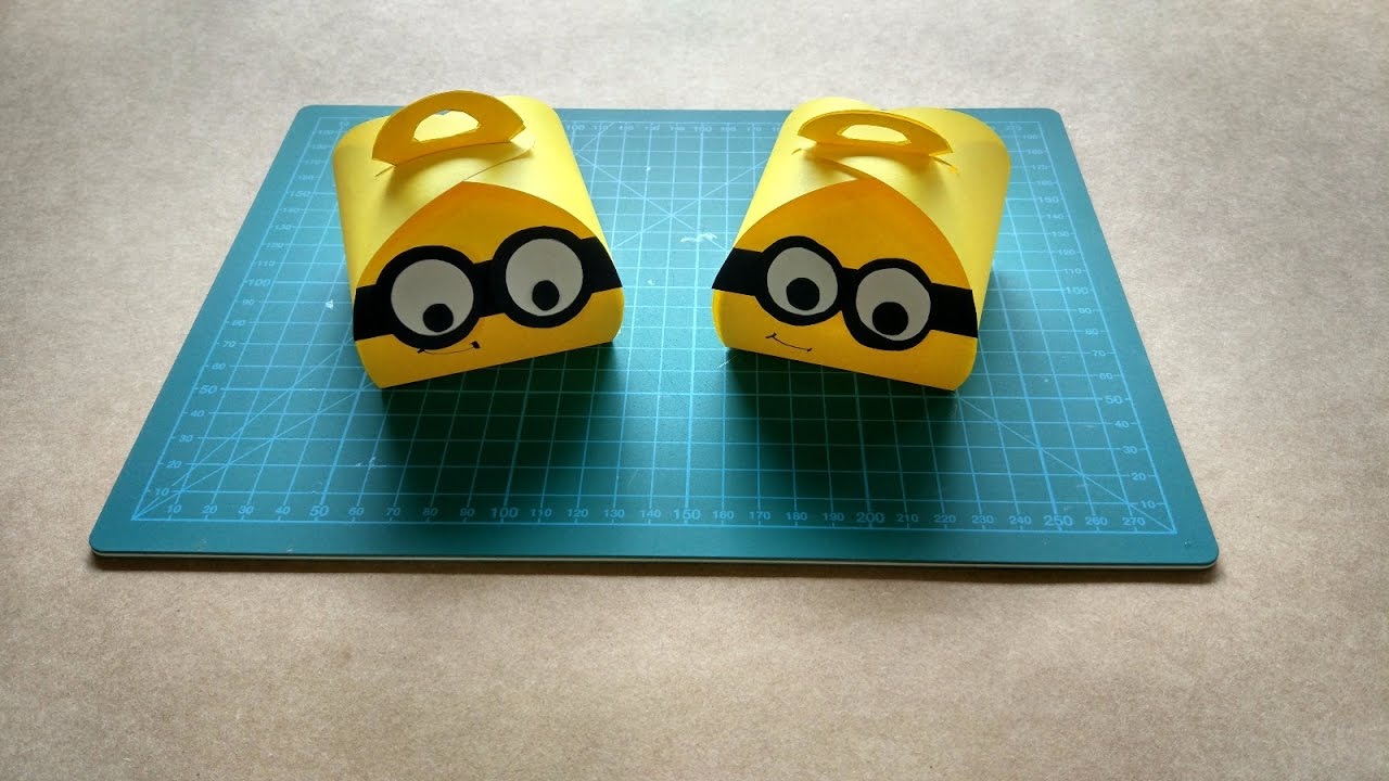 Minion KeepSake Curvy Box | HandMade | DIY | Despicable Me - YouTube