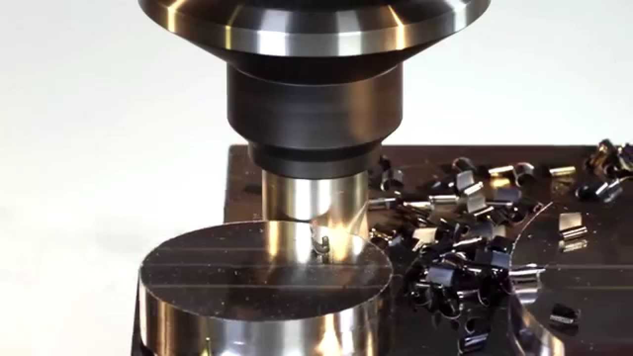 New Seco Tools Turbo 10 End Mill Demonstration - YouTube
