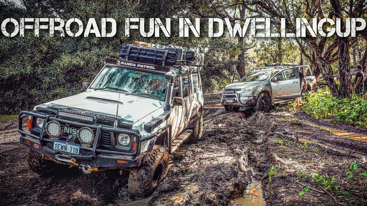 OFFROAD FUN in DWELLINGUP W.A (Oakley Dam) (Gq Patrol) (Two Holden ...