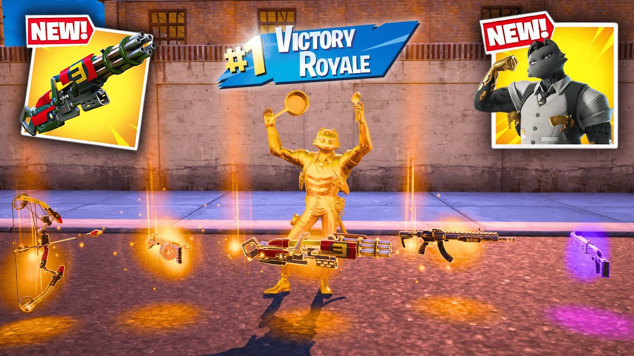 ALL MYTHIC GUNS IN FORTNITE (NEW! Fortnite OG Chapter 2 Remix) - YouTube