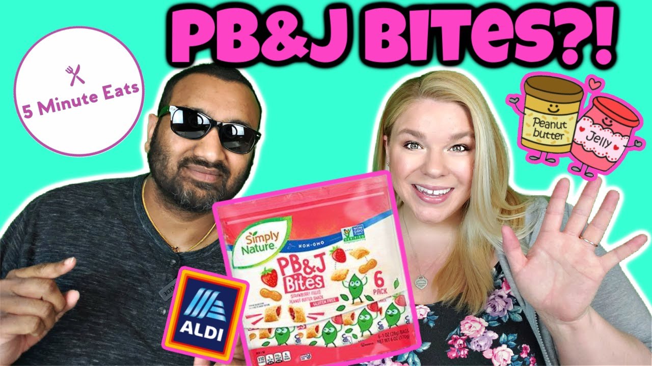 Aldi Simply Nature PB & J Bites Review - YouTube