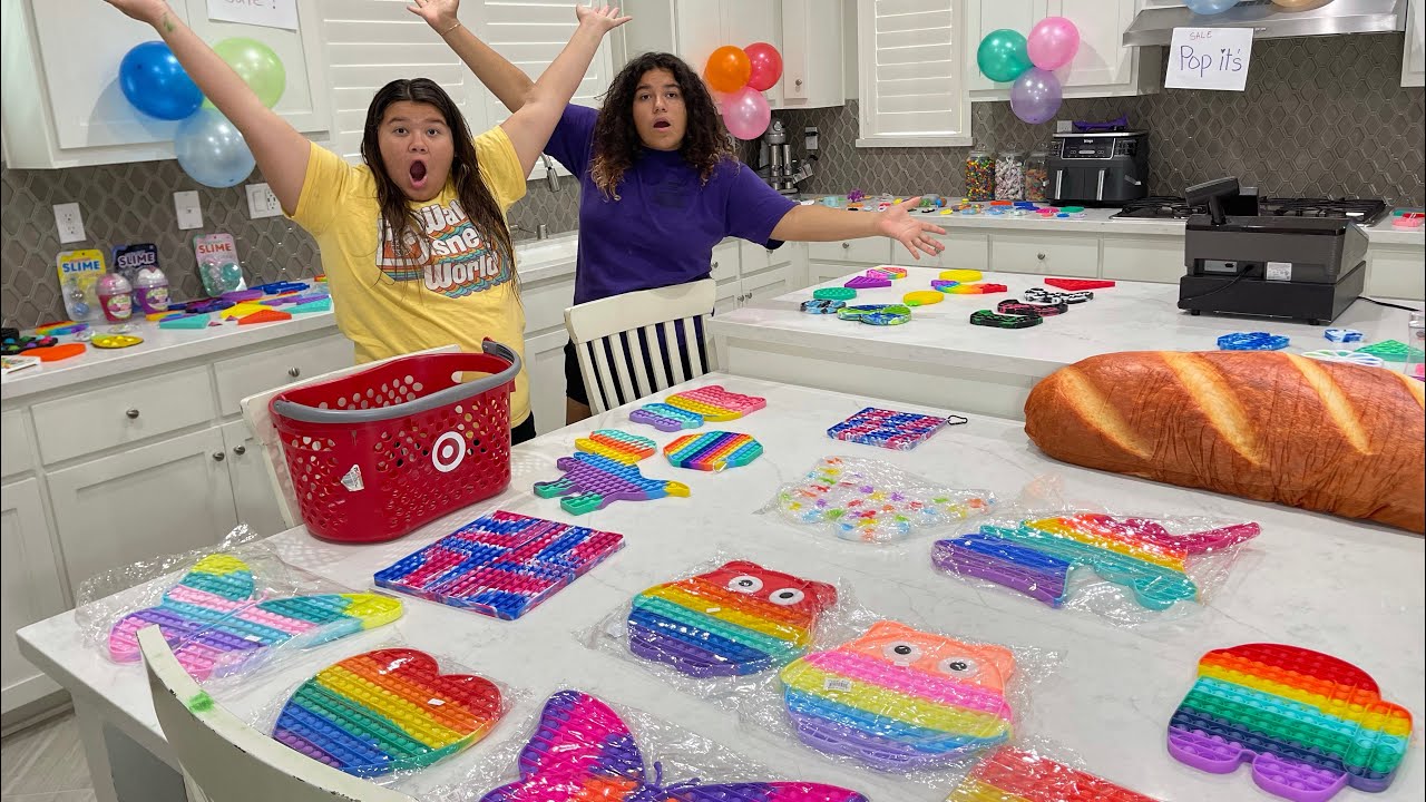 We OPENED Our Own FIDGET STORE At Home!! - YouTube