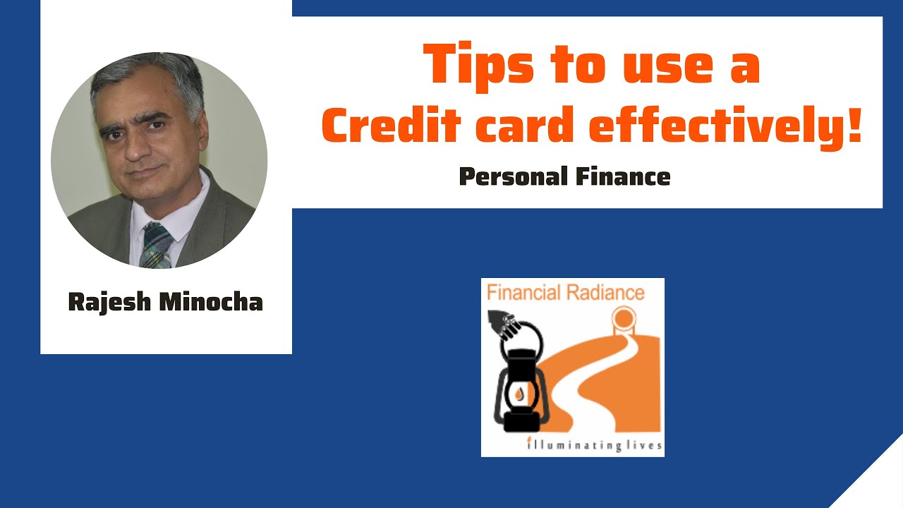 Tips to use a Credit card effectively! - YouTube