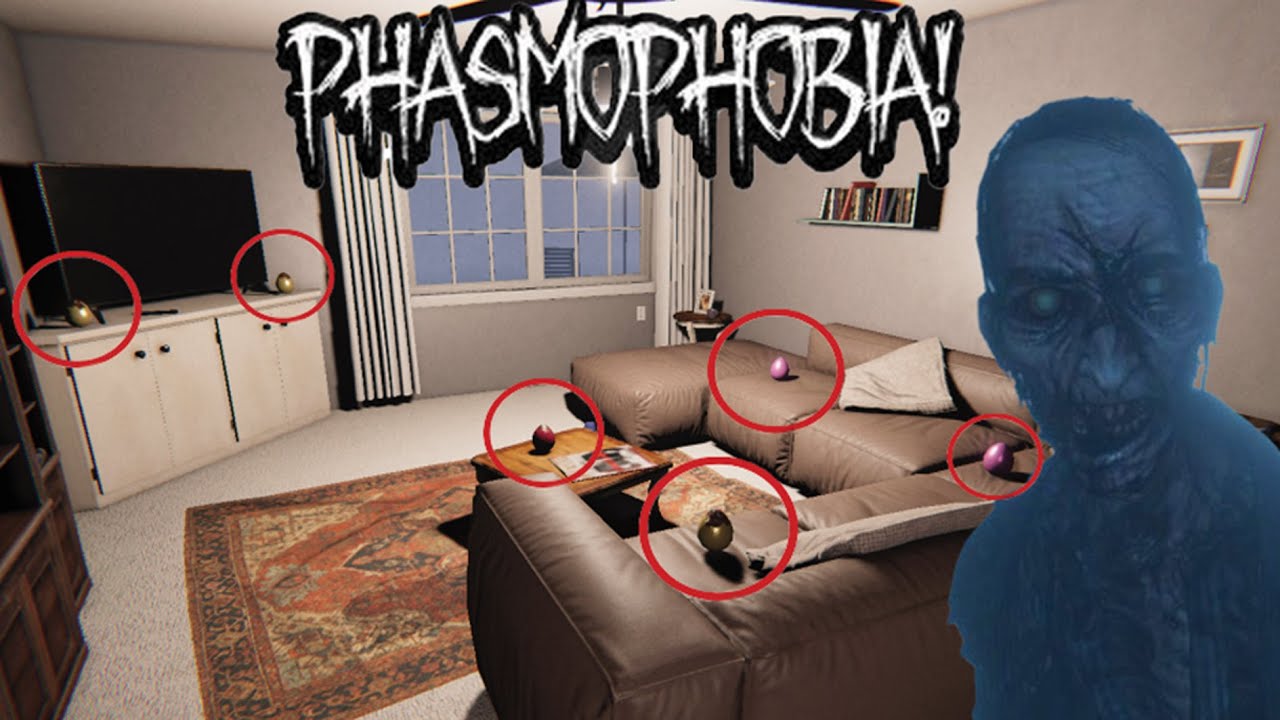 Phasmophobia Easter Eggs Update 2023 | Small Maps ALL LOCATIONS (Houses ...