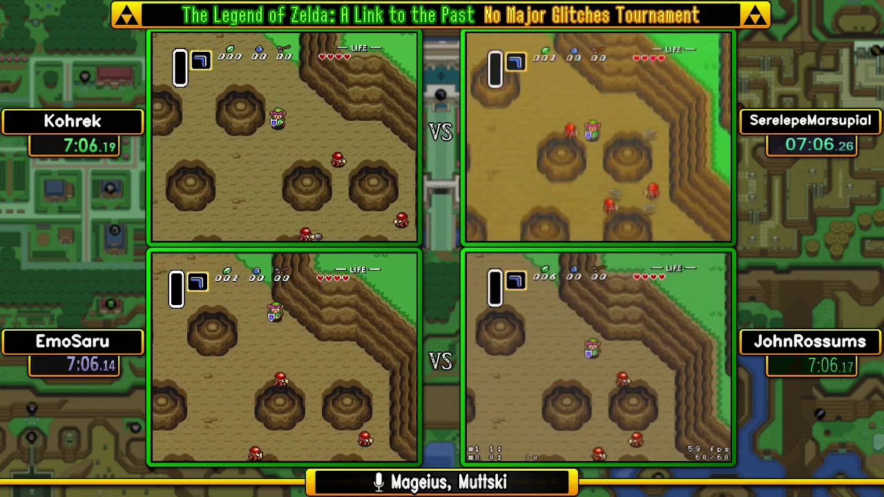 Kohrek vs SerelepeMarsupial, EmoSaru vs JohnRossums. ALTTP NMG ...