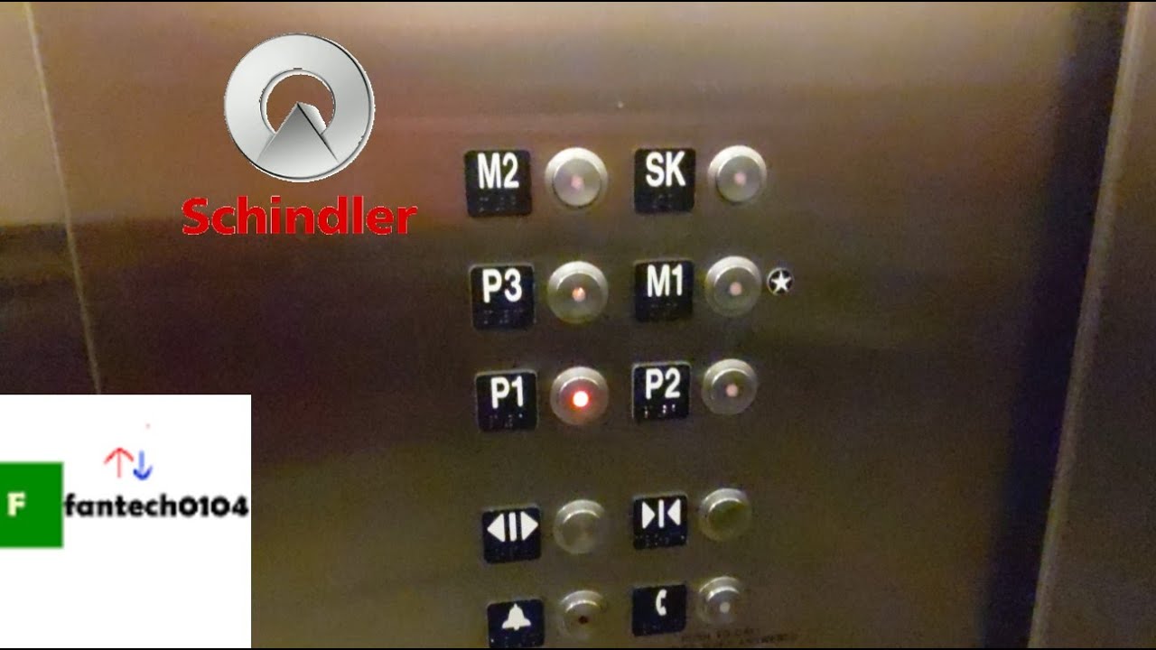 Schindler 5500 Traction Elevators @ Copley Place Mall - Boston ...