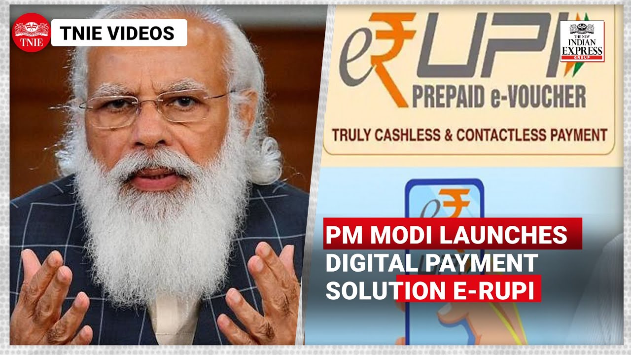 PM Modi launches digital payment solution e-RUPI - YouTube