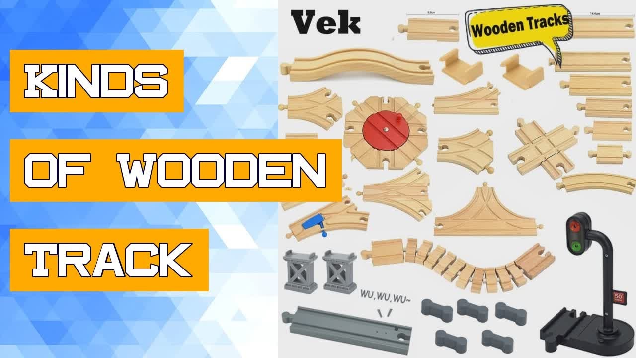 Kinds Of Wooden Track Accessories Beech Wood Railway Train Track ...