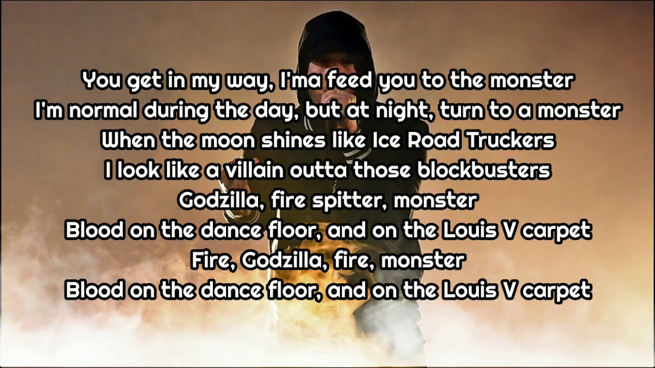Eminem - Godzilla ft. Juice WRLD | Lyrics - YouTube