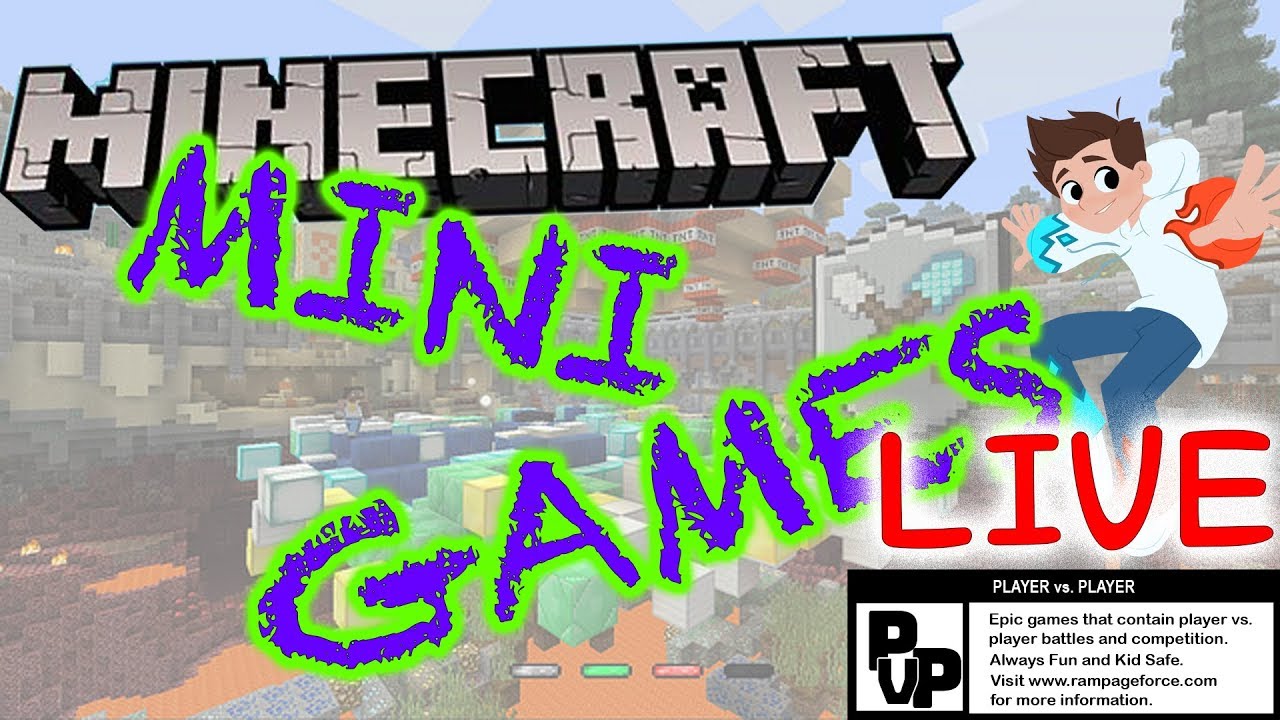 🔴 Evening MINE GAMES!! Minecraft - Kid Friendly Live Stream - YouTube