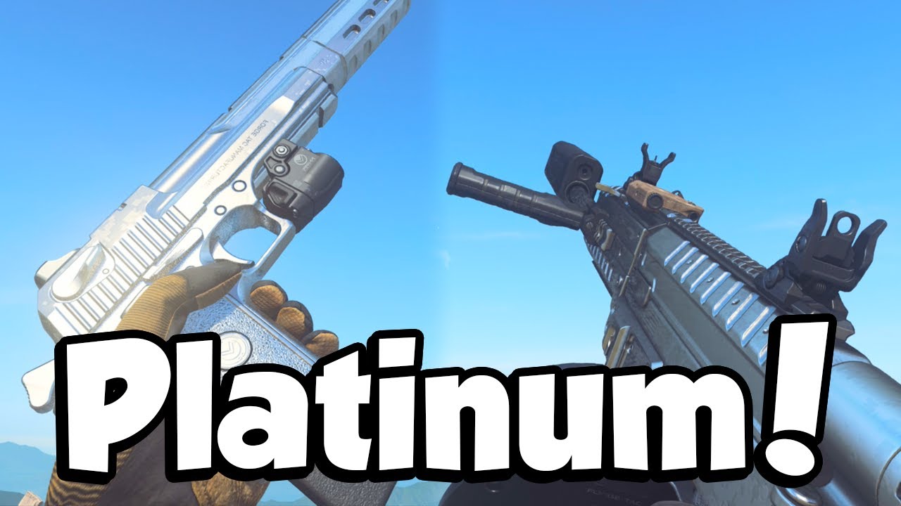 PLATINUM PISTOLS and SHOTGUNS! (Call of Duty: Modern Warfare) - YouTube