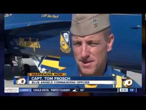 ABC 10 interviews Capt. Tom Frosch about the MCAS Miramar Air Show ...