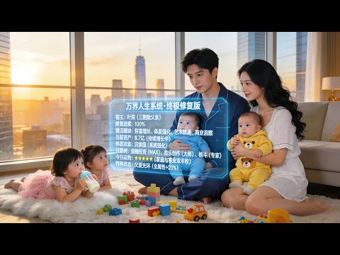 【FULL】Transmigrated With a System,He Accidentally Became the Father of Three Babies#minidrama#system