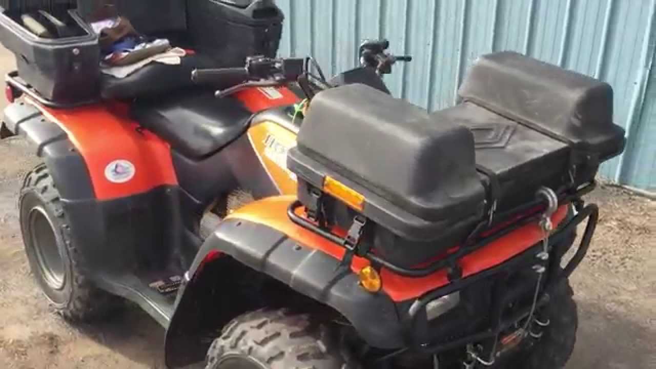 Honda Fourtrax ES - my quad setup. - YouTube