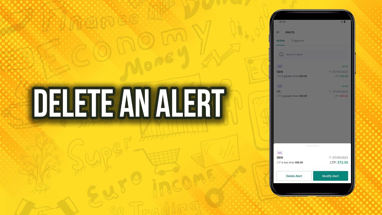 How to Delete an Alert | Alerts | Flip Mobile | Geojit - YouTube