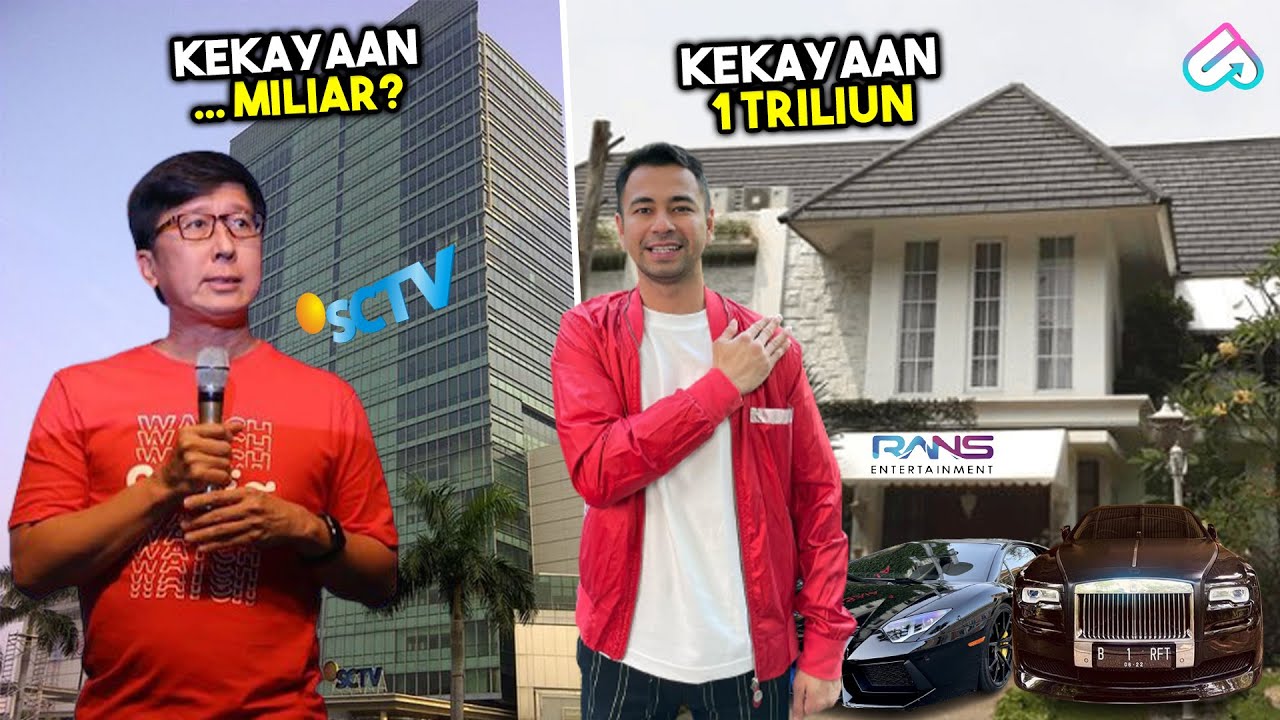 SCTV RESMI INVESTASI DI RANS ENTERTAINMENT! PERBANDINGAN KEKAYAAN RAFFI ...