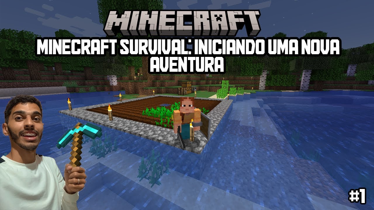 Minecraft Survival Land #1 : INICIANDO A AVENTURA! - YouTube