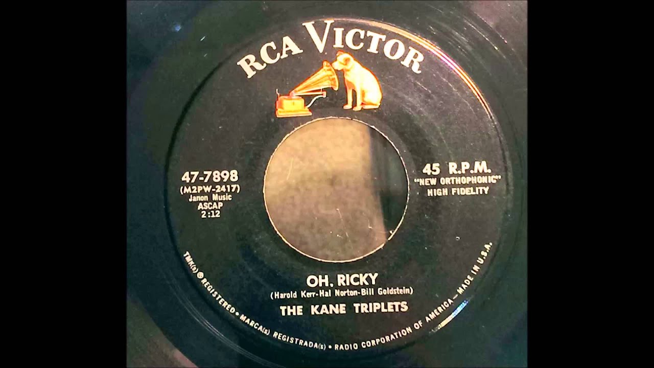 The Kane Triplets - Oh, Ricky (1961) - YouTube