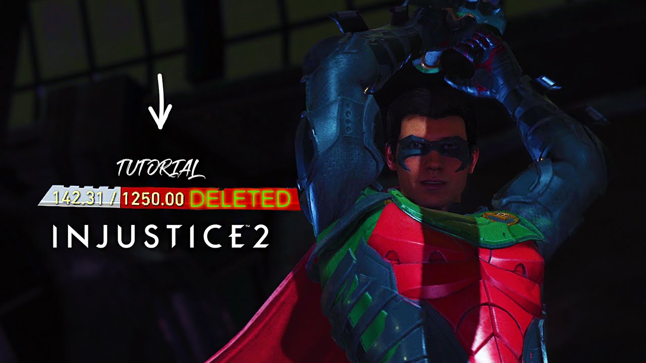 Master ROBIN'S FULL Health Bar Removal COMBO! Tutorial! - INJUSTICE 2 - YouTube