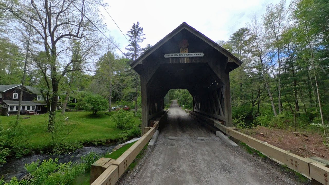 Covered Bridge #3 Swamp Meadow, RI - YouTube