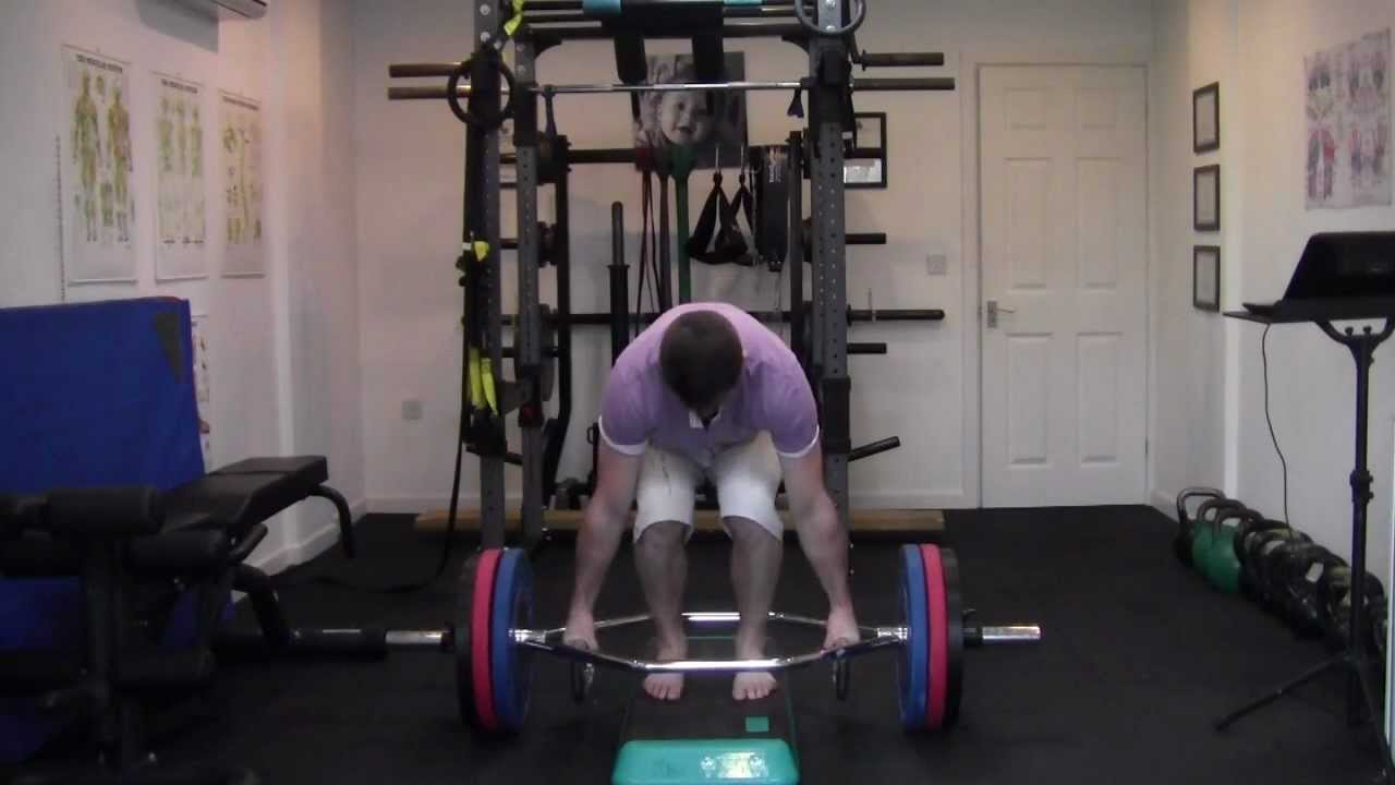 Trap Bar Deficit Deadlift | Low Handles | 172kg - YouTube