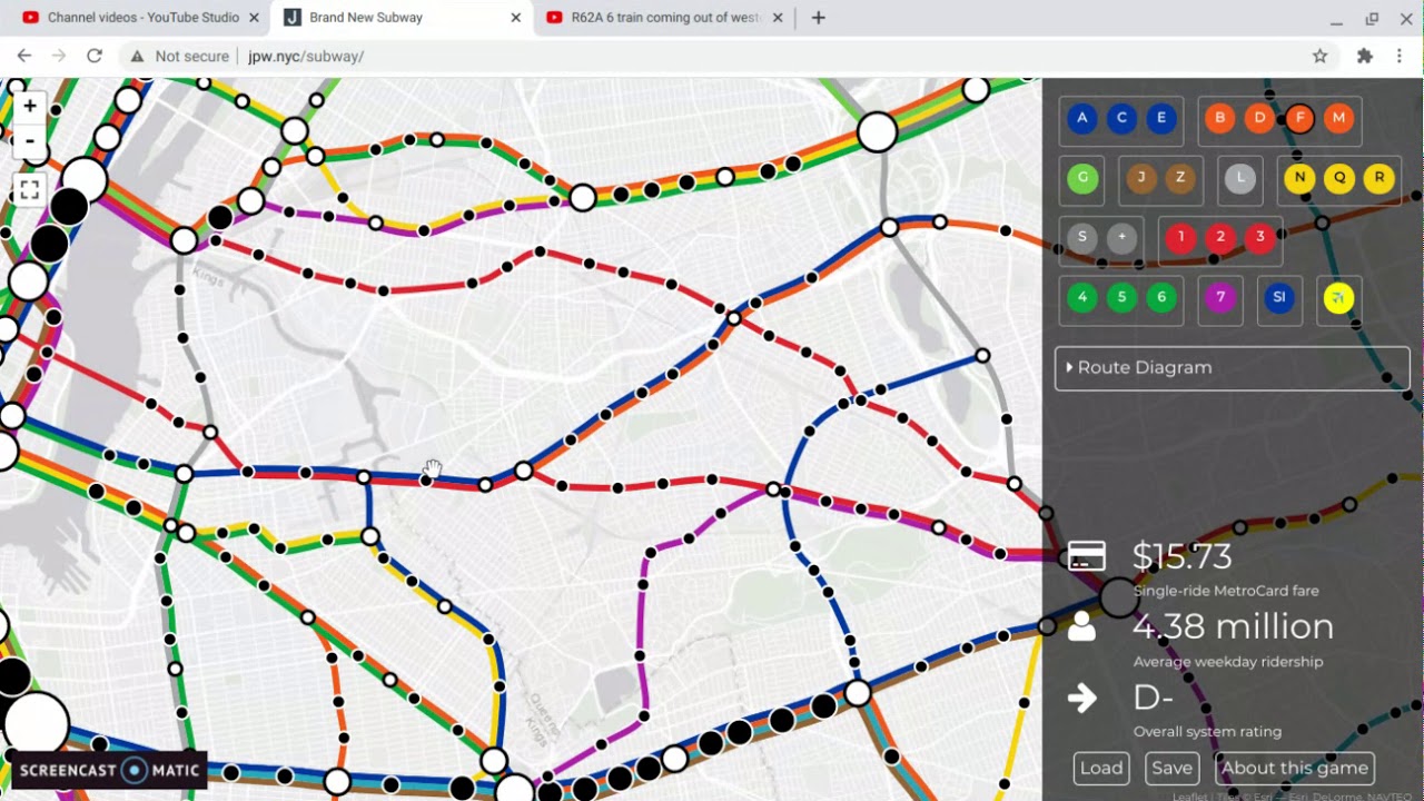 Creating the (F) train in the Outside World! - YouTube