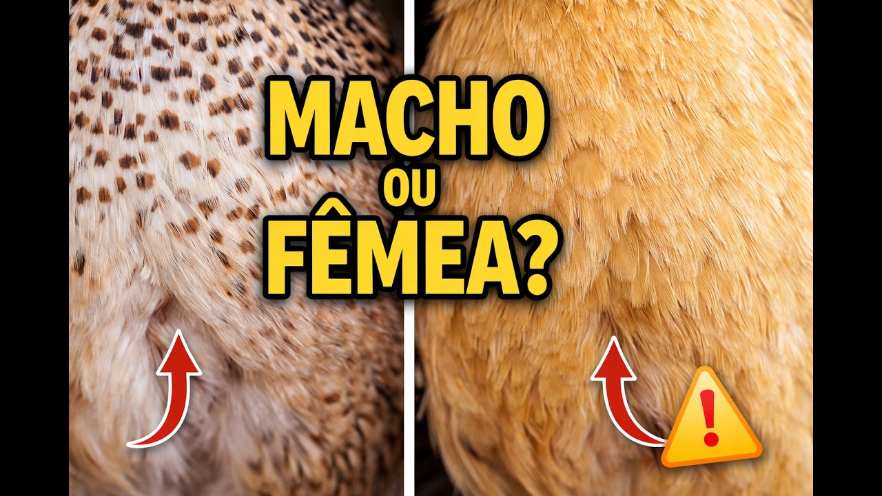 Como conhecer Codorna Fêmea e Codorna Macho - YouTube