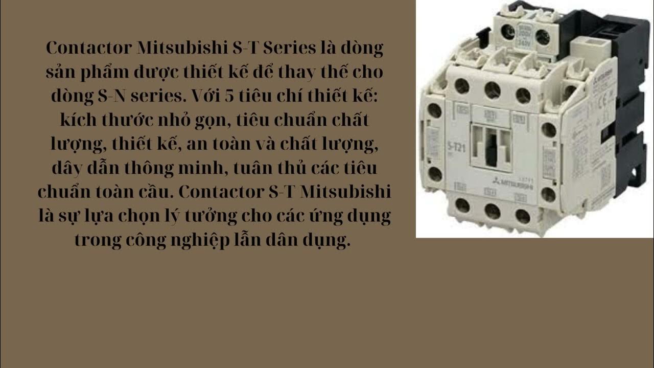 Contactor Mitsubishi S T32 32A 15kW AC200V 3P VHNTram tt22424 n05624 1853 - YouTube