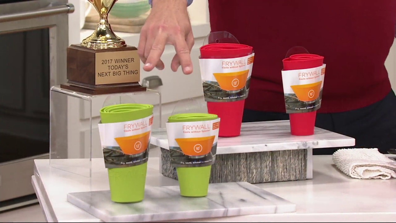 Today's Next Big Thing Winner - Frywall Set of 2 Silicone Splatter ...