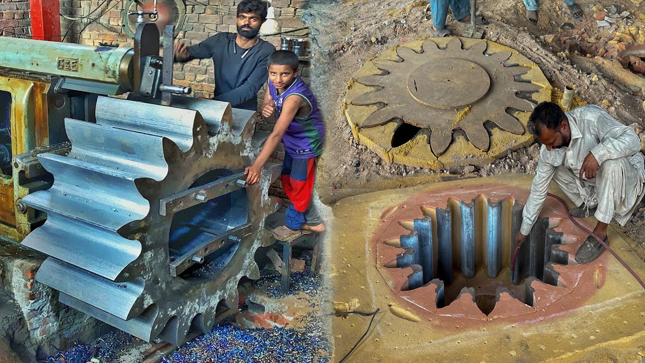 Amazing Manufacturing of Wheel Gear With Complete Process of Gear ...