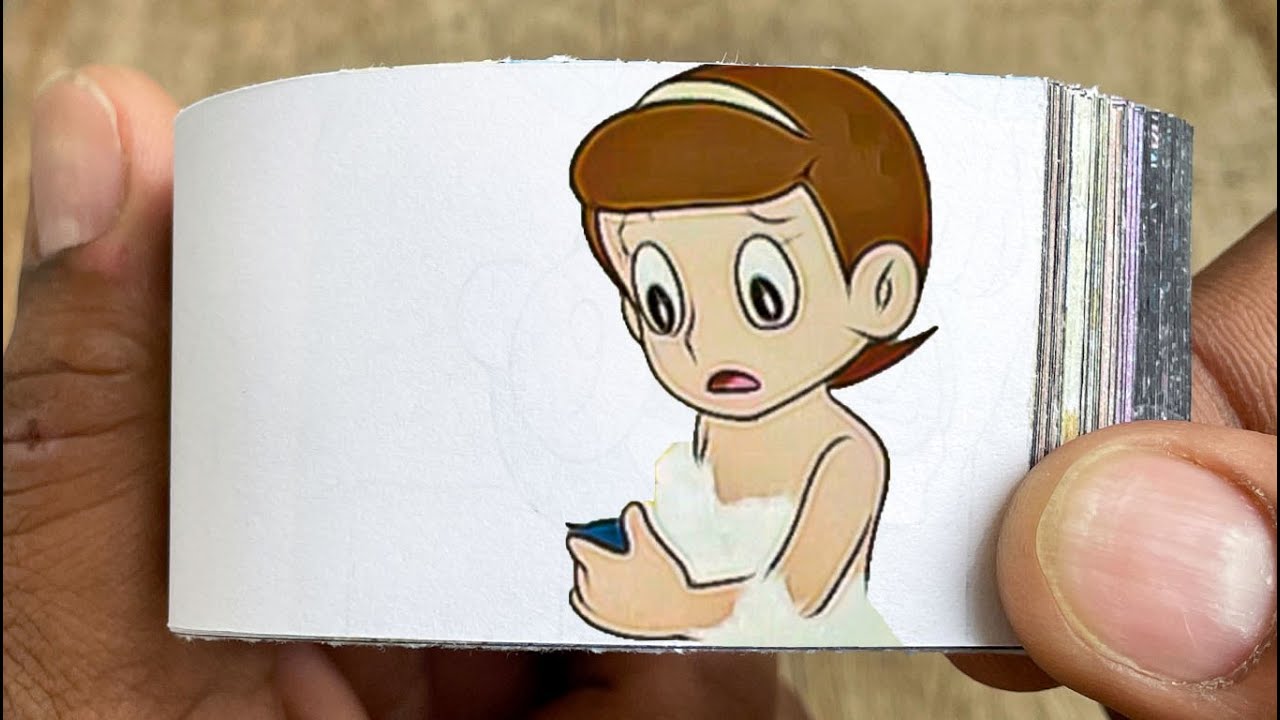 Perman Cartoon Flipbook #4 | Boobie Saw Sumire Bathing Flip Book ...