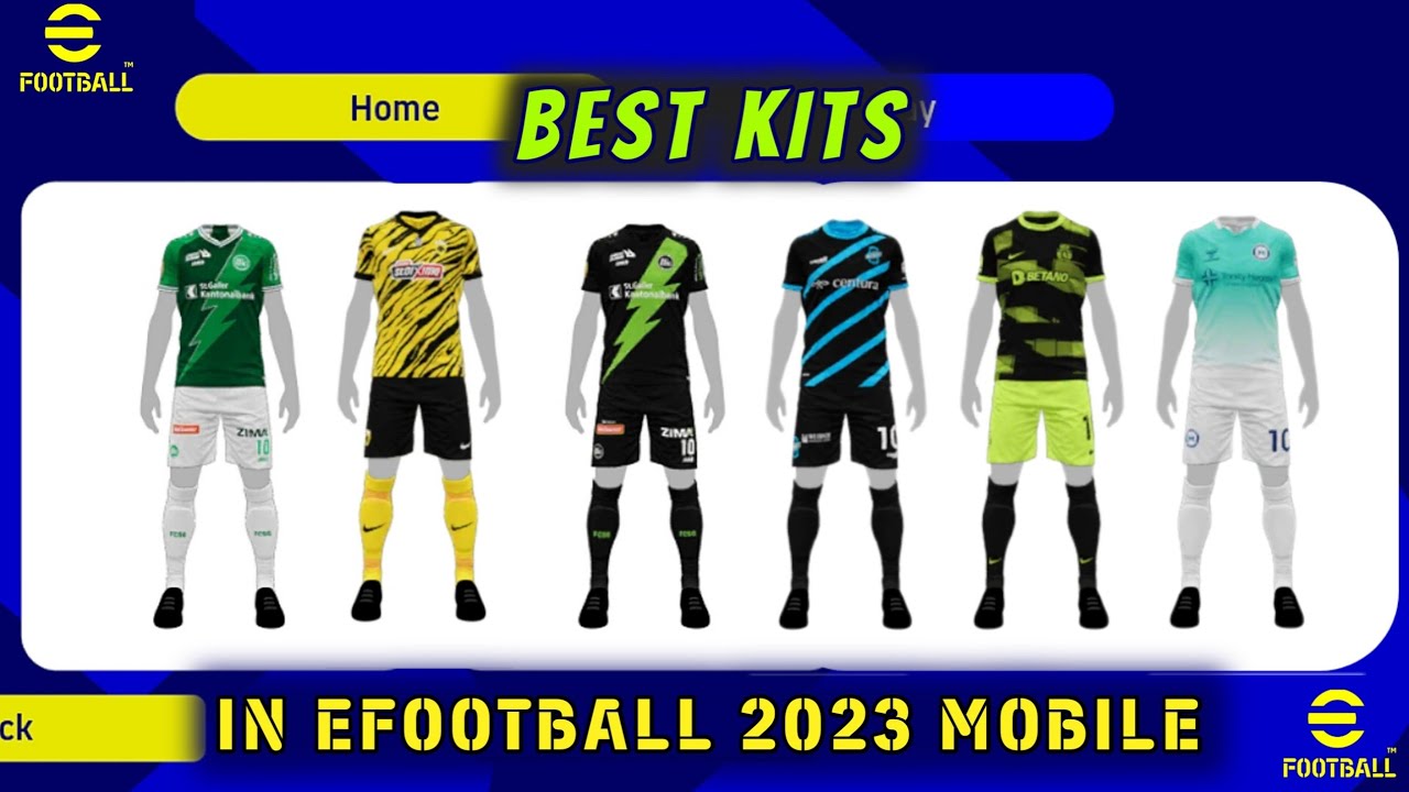 Most Beautiful Kits in efootball 2023 mobile - YouTube