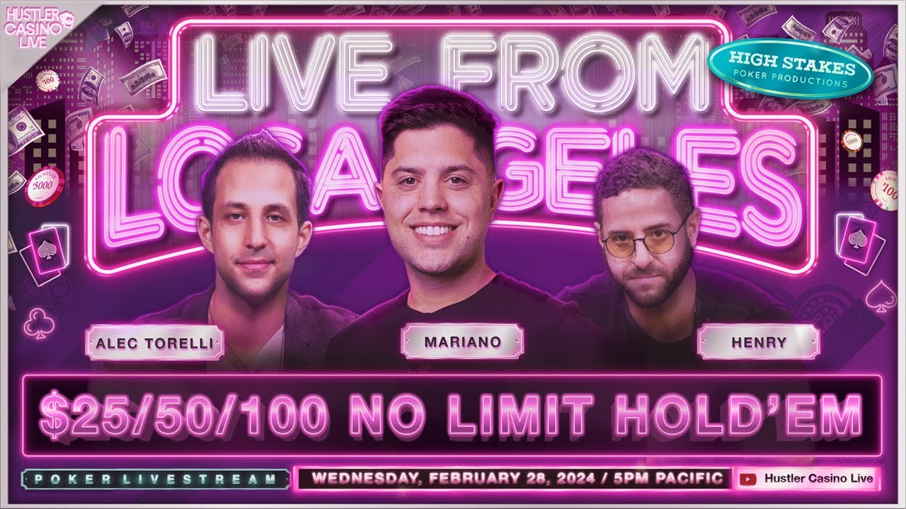 Mariano, Alec Torelli, Henry & Brown Balla Play $25/50/100 - Commentary ...