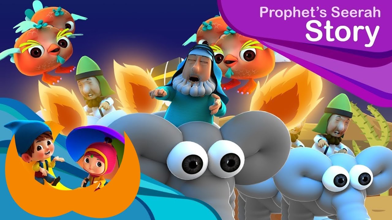 Abraha attack on Kaaba | kids cartoons | abraha ka lashkar #seerah ...