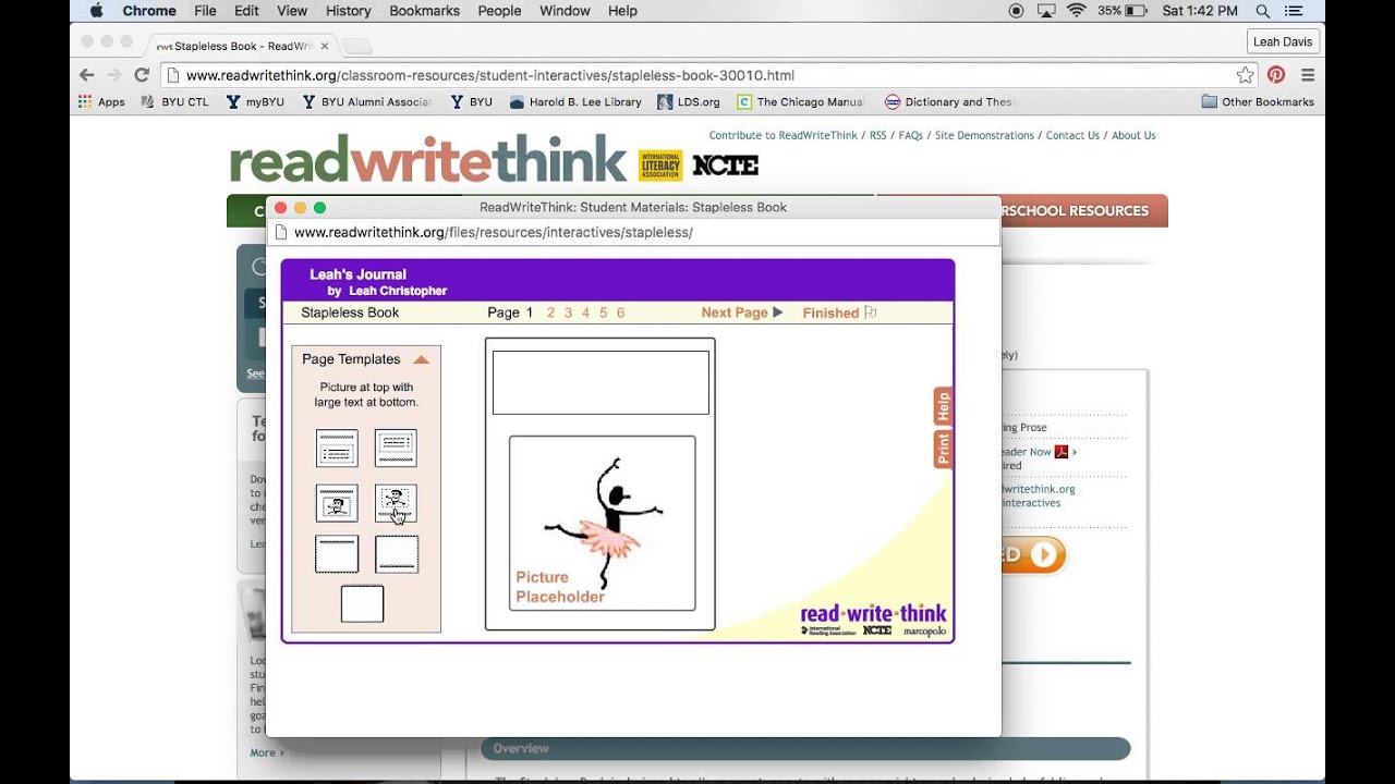 Stapleless Book Interactive How To - YouTube
