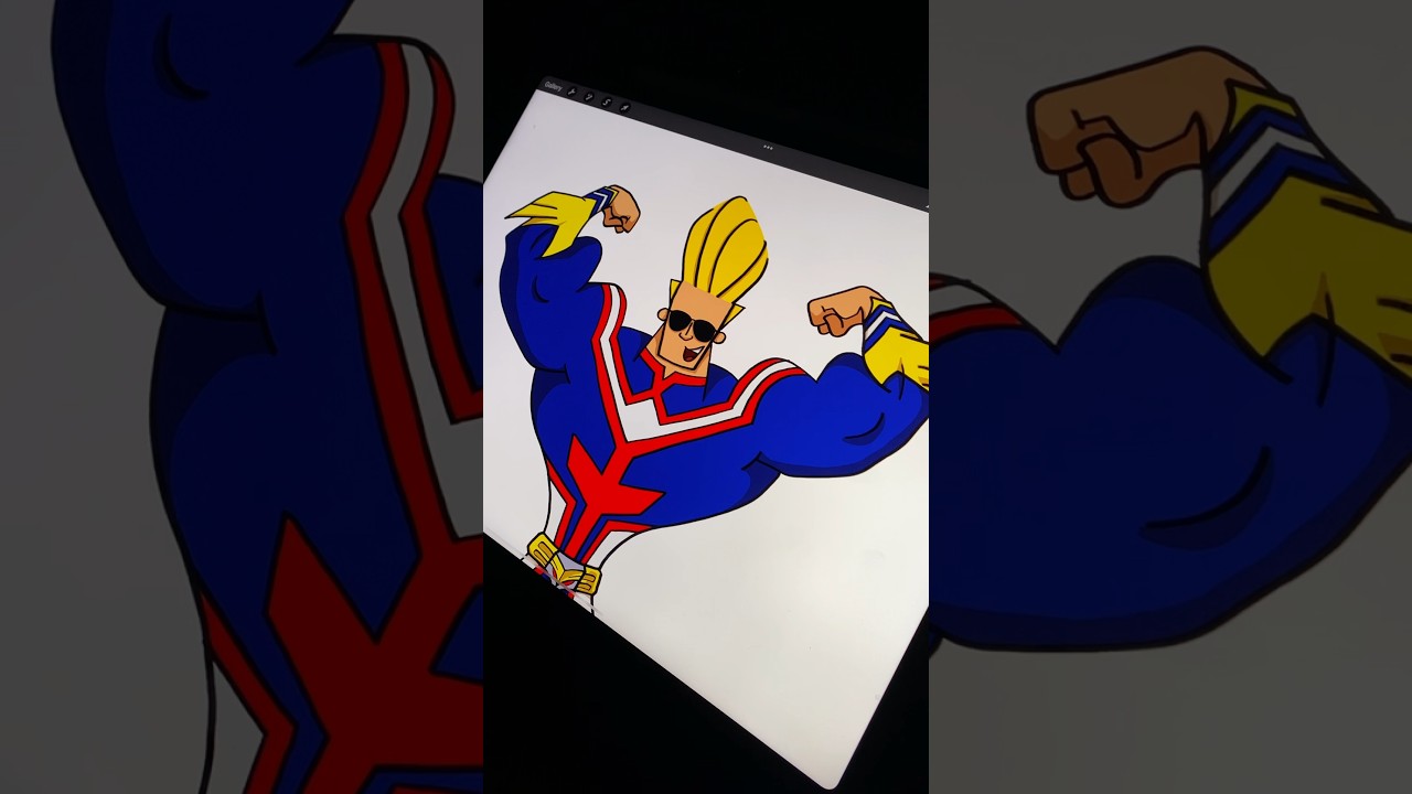 Johnny Bravo and All Might never seen the two in the same place. #MHA # ...