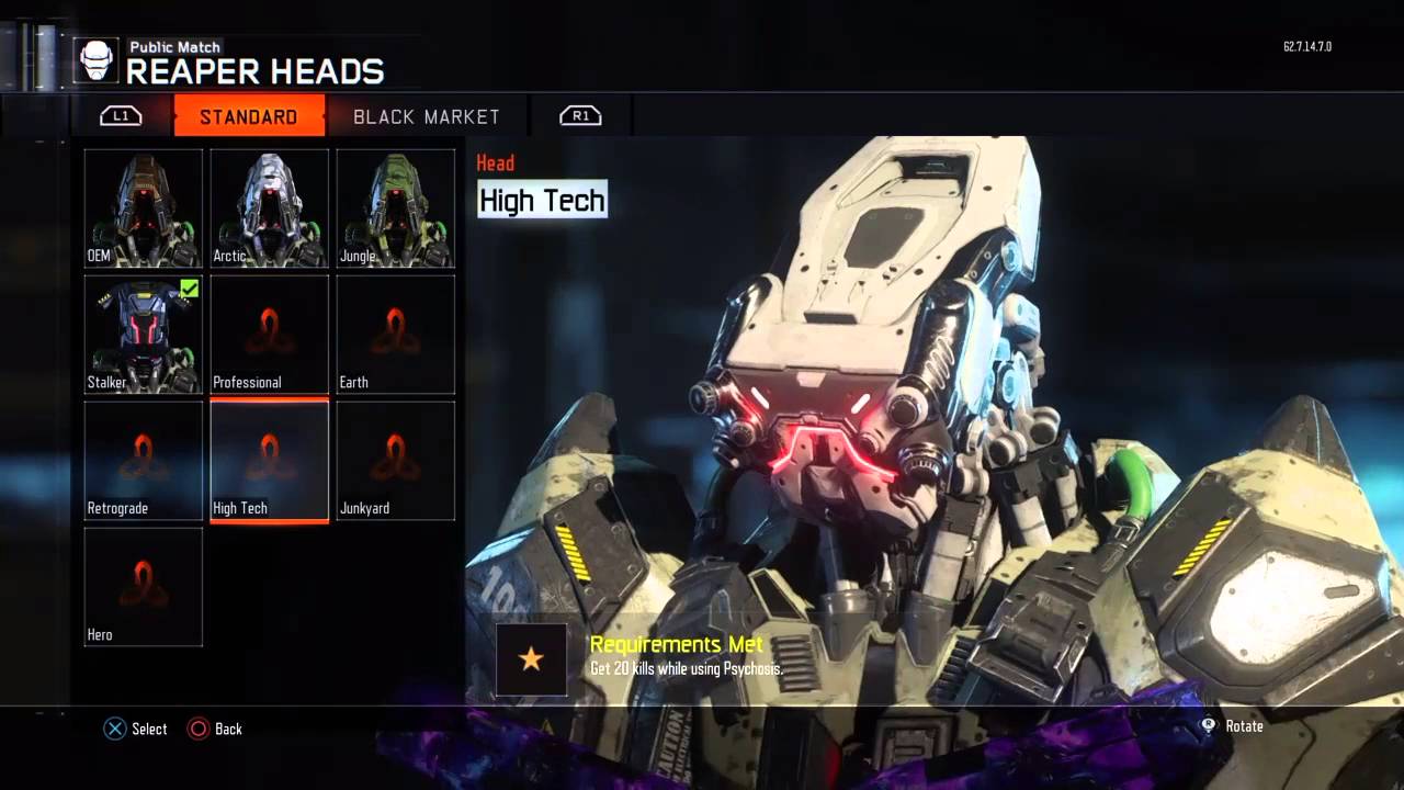 CoD: BO3 Getting Hero Gear #2 Reaper Head Gear - YouTube