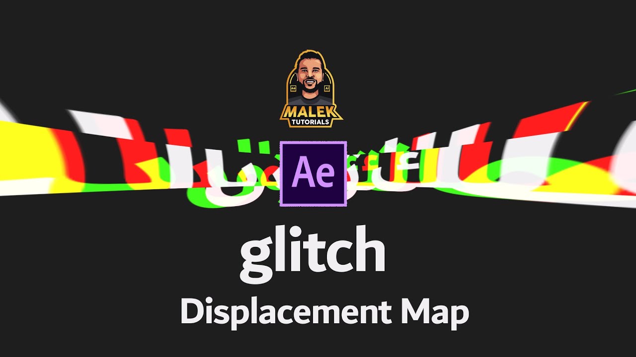 glitch effect tutorial💥 by Fractal Noise and Displacement Map - YouTube